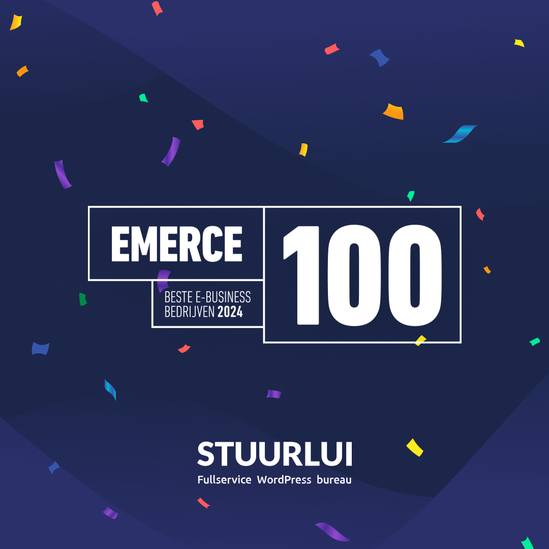 Emerce100 2024 - Top digital agency specialized Stuurlui
