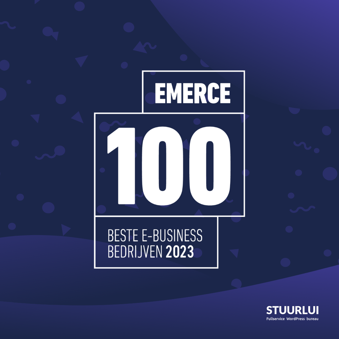 Emerce 100 2023 - Top digital agency specialized Stuurlui